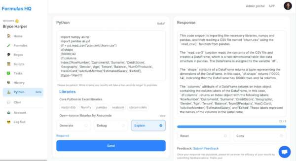 AI-Powered Formula Generator for Excel and Google Sheets