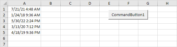 Compare Dates And Times In Excel Vba Formulashq