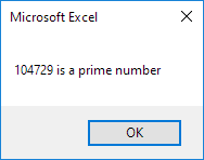 Prime Number Checker in Excel VBA - FormulasHQ