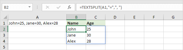 How To Use Textsplit In Excel Formulashq